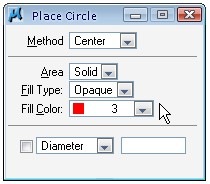MicroStation Drawing Elements: Circles and Polygon | CADnotes